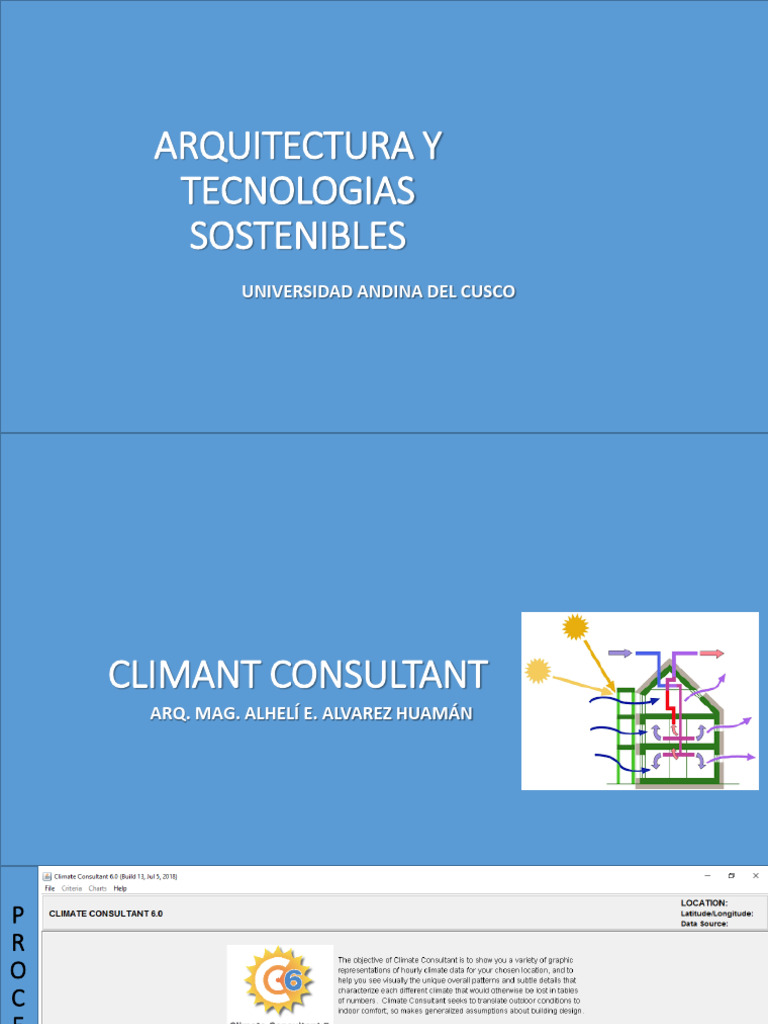 Uso de Climate Consultant 6.0 | PDF | Temporada de primavera) | Física ...