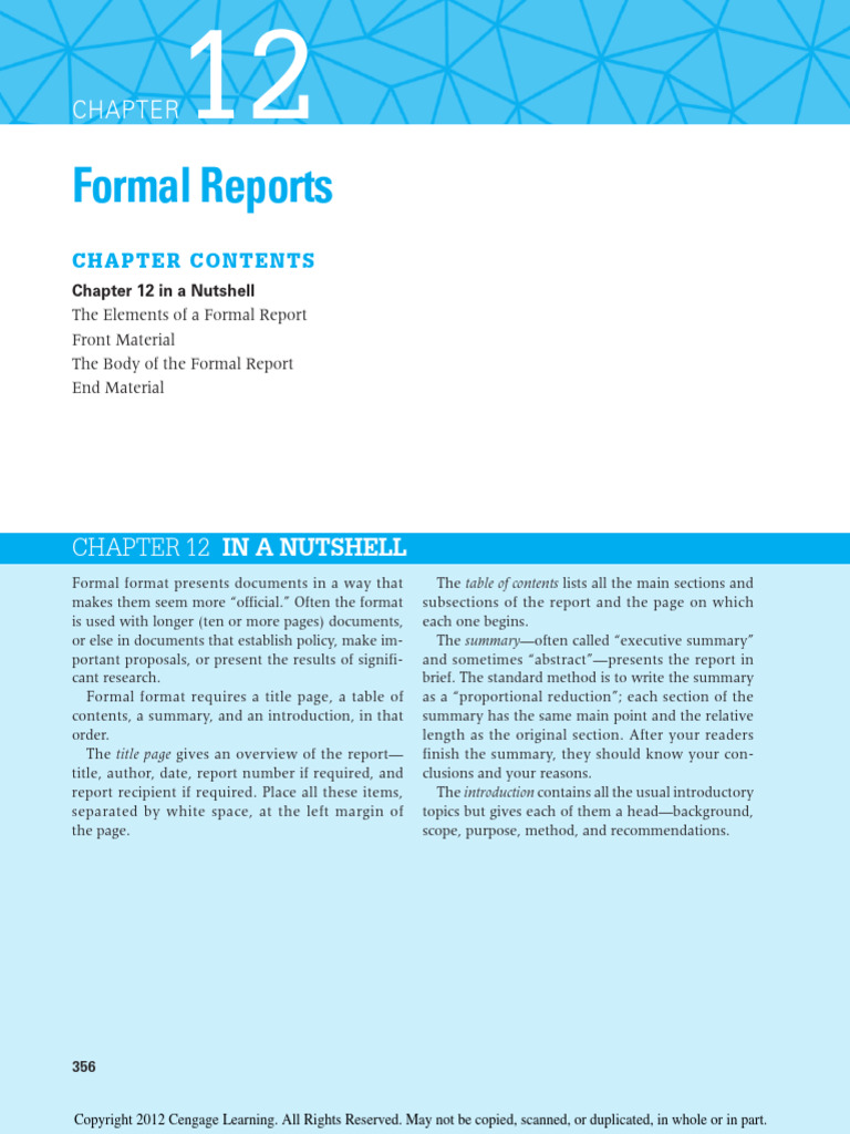 Formal Reports | PDF | Cost Of Living | Employment