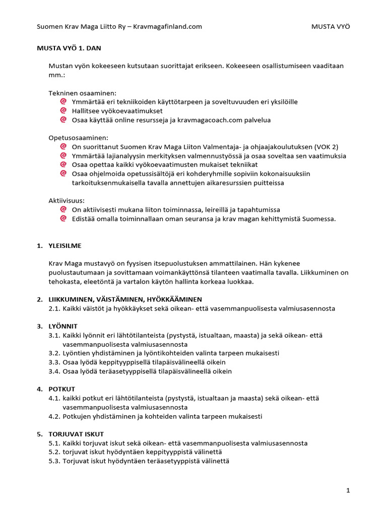 06 Musta-Vyo-1.dan | PDF