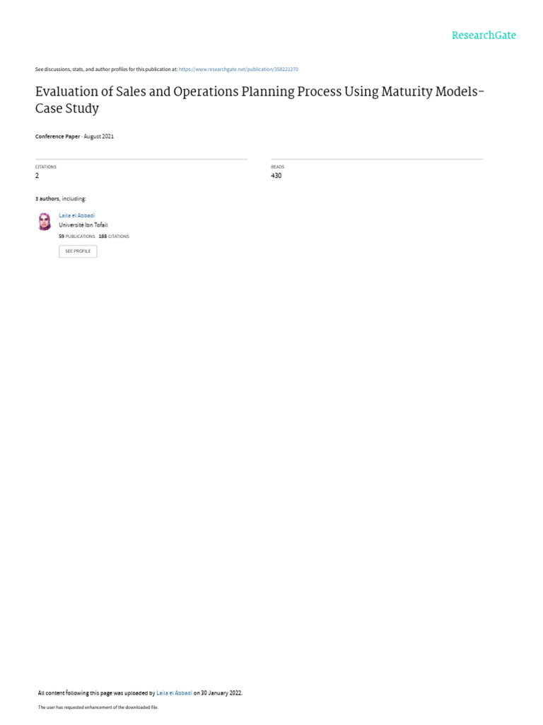 Ieom 2021 | Download Free PDF | Supply Chain | Enterprise Resource Planning