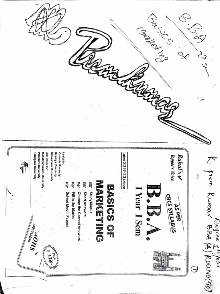 (BOM) 1.introduction To Marketing | PDF | Marketing | Market (Economics)