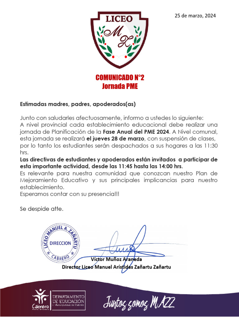 Comunicado 2 1 | PDF