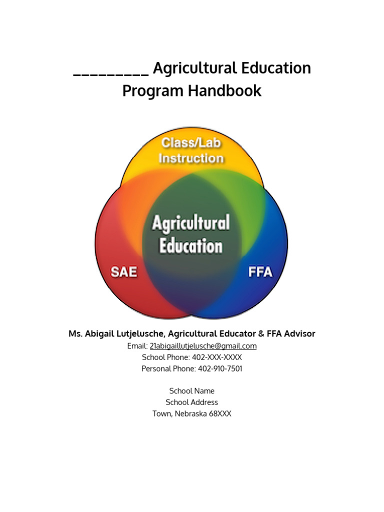 Program Handbook | PDF