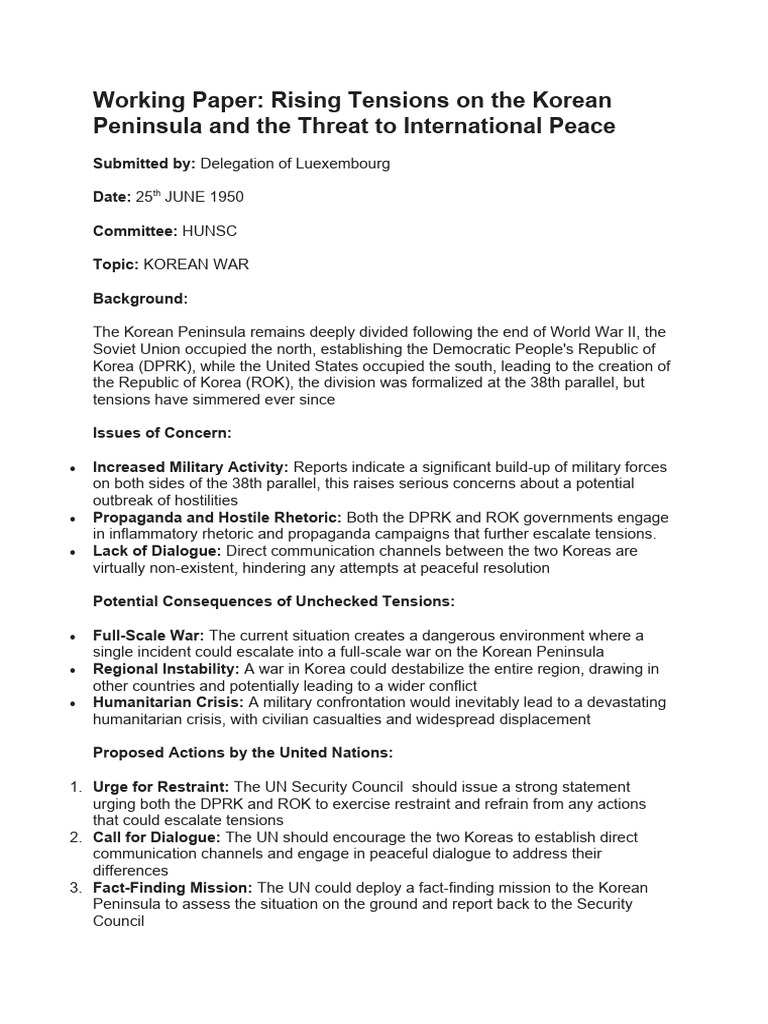 Working Paper 2 | PDF | United Nations | International Relations