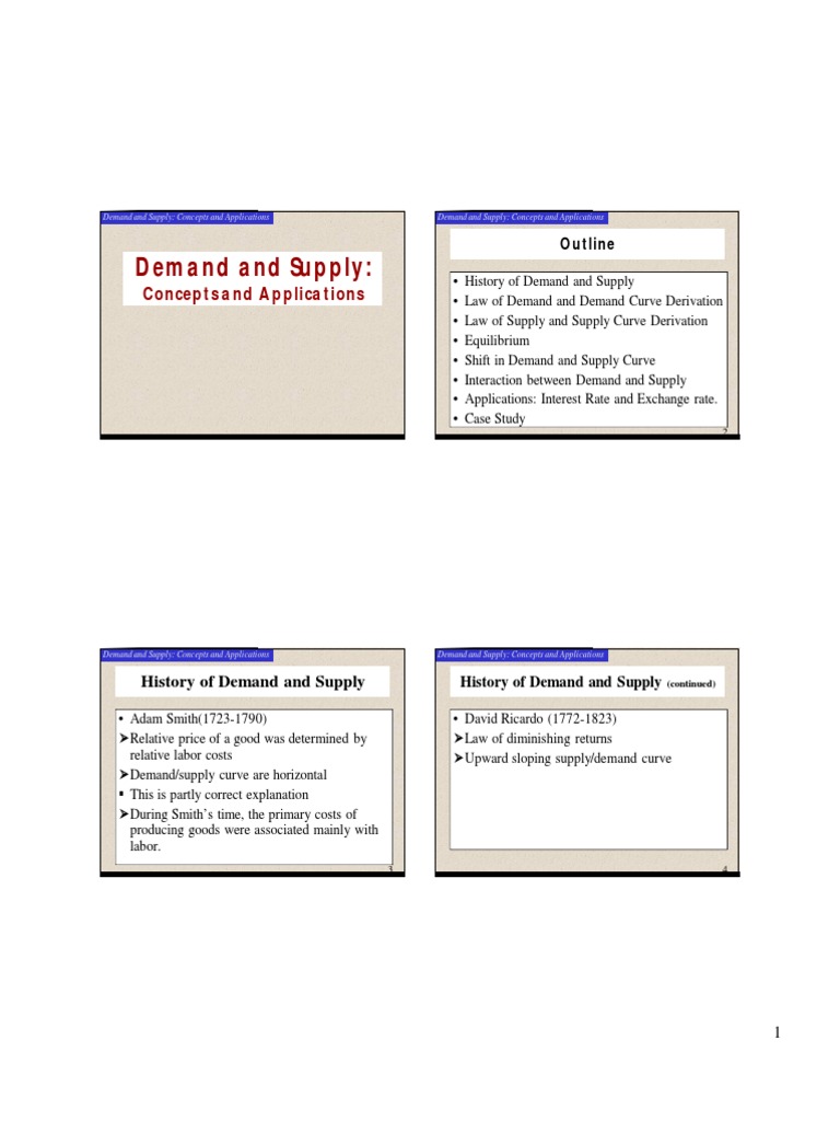 Demand and Supply - Concepts and Applications (2) (1) (Compatibility ...