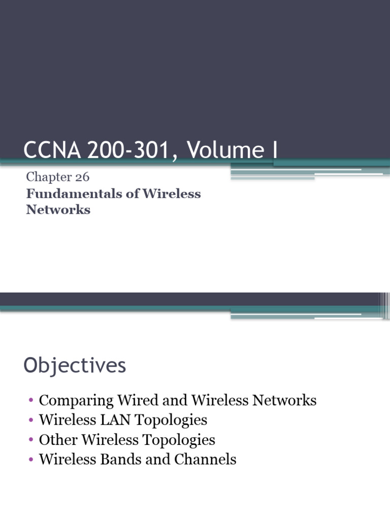 Wireless Network Fundamentals CCNA 200-301 | PDF