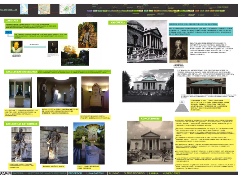 Arq - Neopalladiana. Lamina 2 y 3 | PDF | Masonería | Diseño arquitectonico