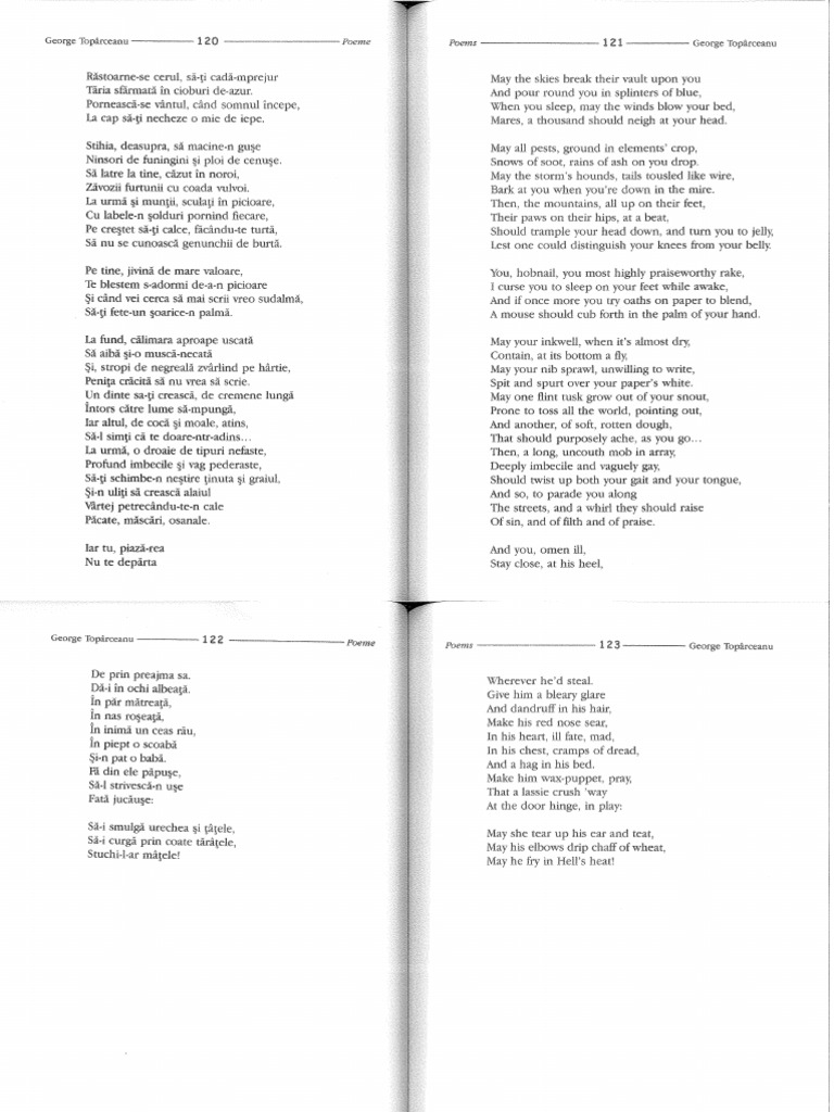 George Toparceanu Poezii 61-70 | PDF