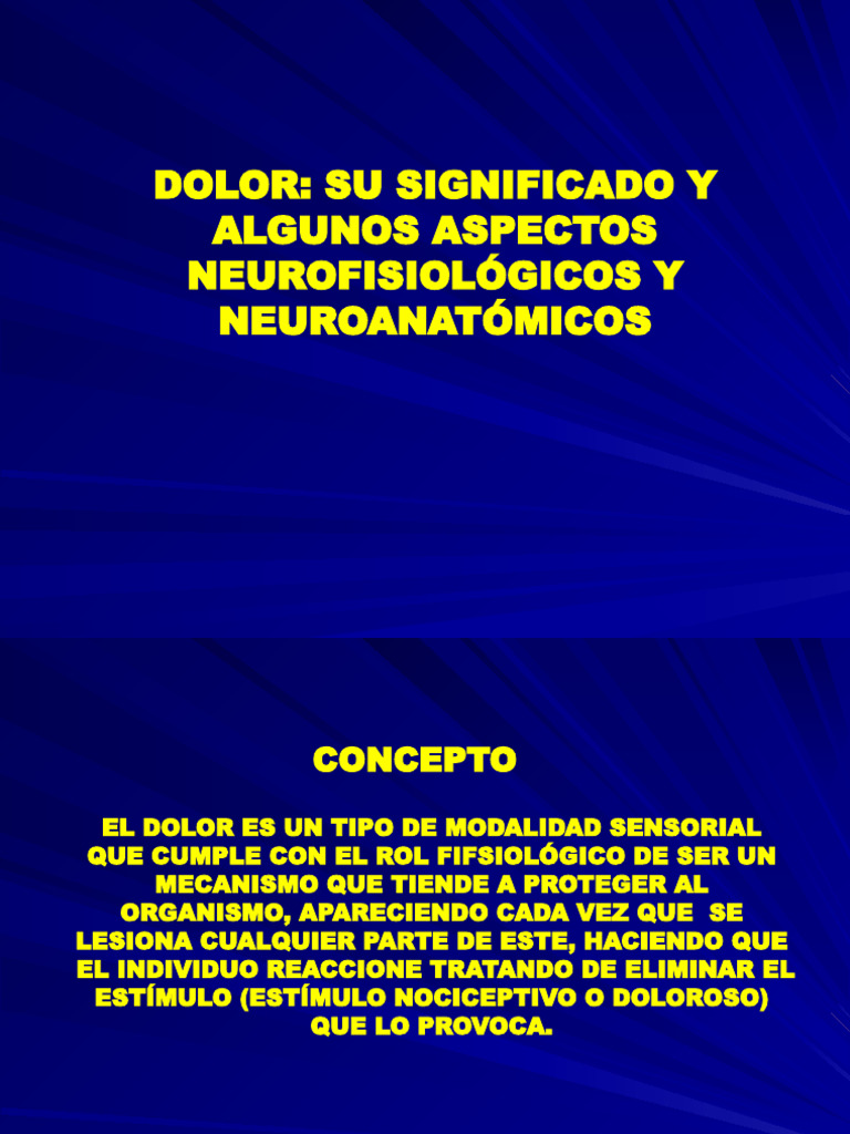 Dolor | PDF | Dolor | Cerebro