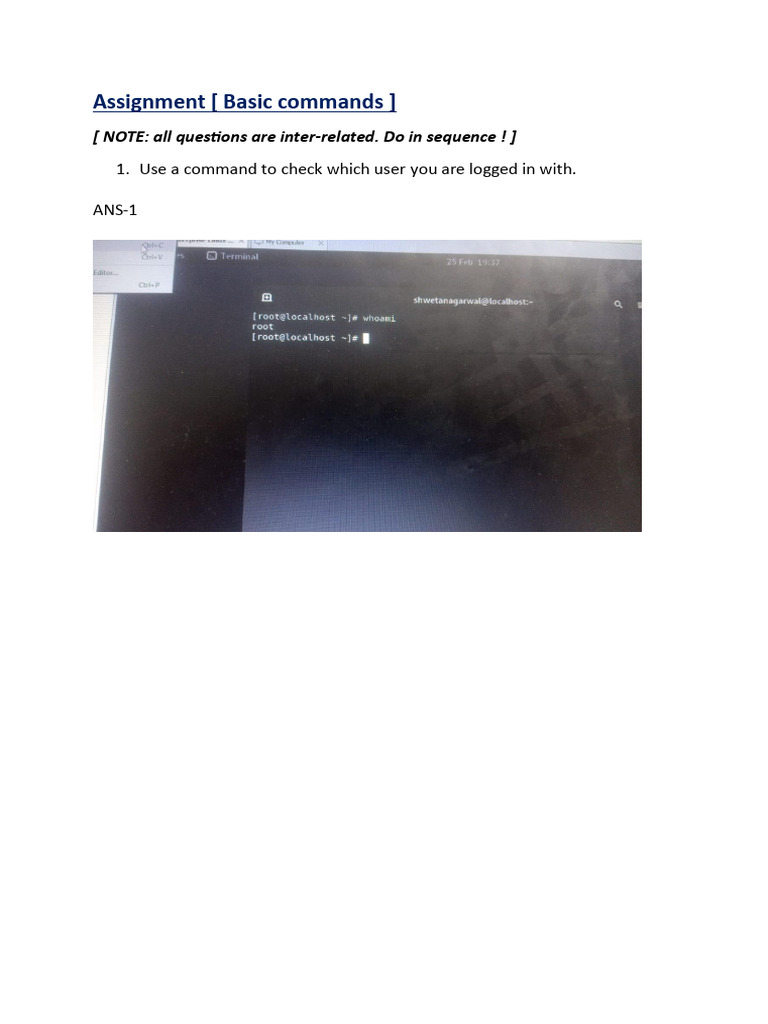 Assignment 1 | PDF | Computer File | Filename Assignment 1 | PDF | Computer File | Filename