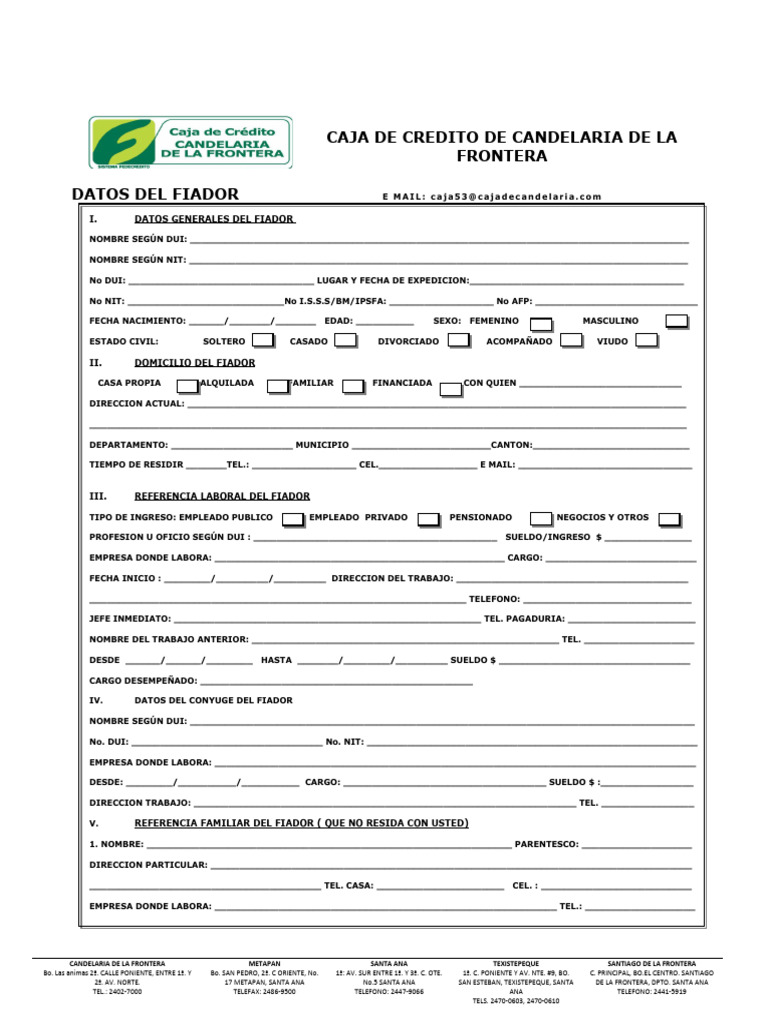 Solicitud Co-Deudor Carta-1 | PDF | Servicios financieros