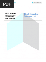 ACS Final Formula Sheet | PDF