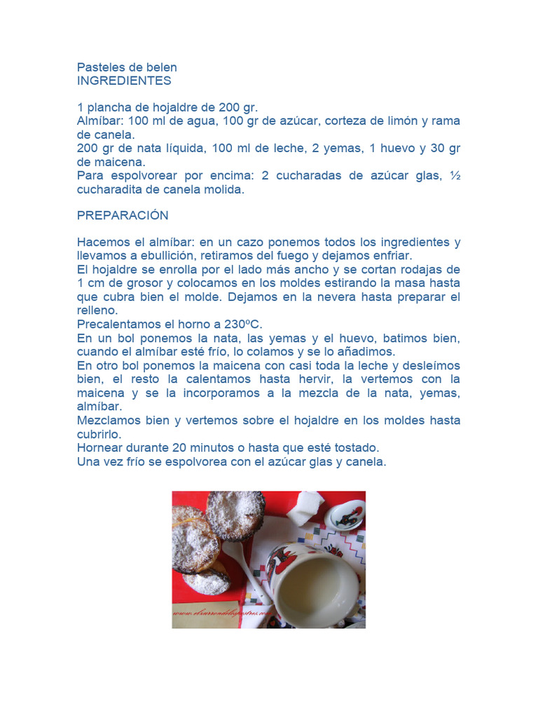 Pasteles de belen | PDF