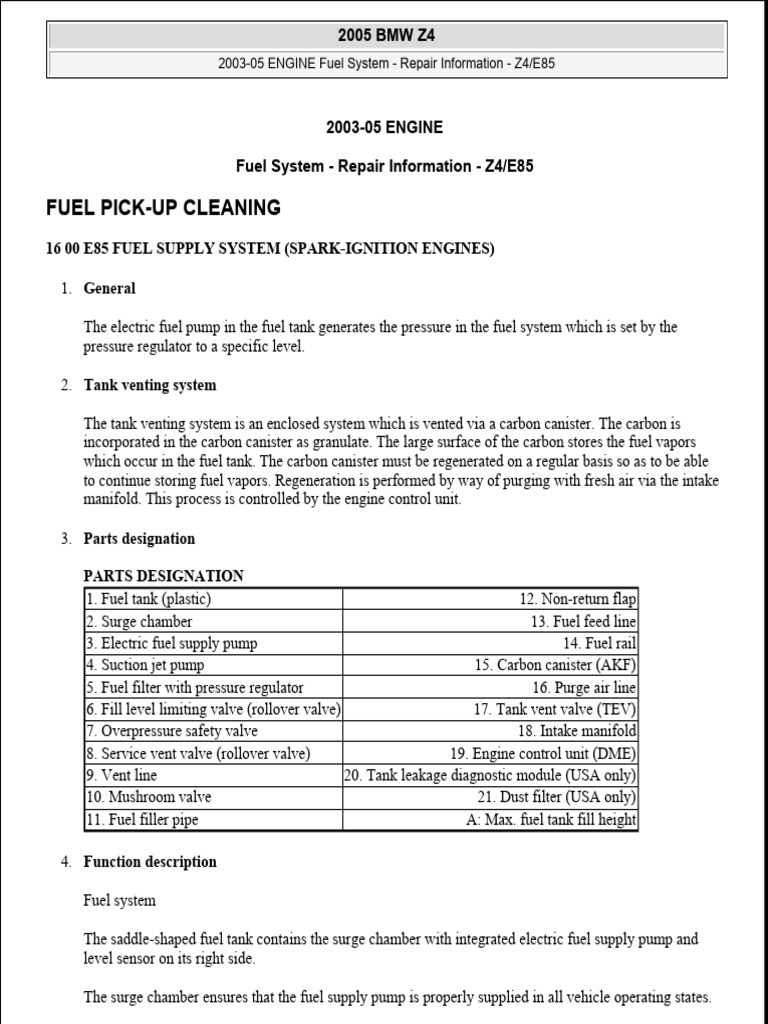 Fuel System Repair Information | PDF | Pump | Leak