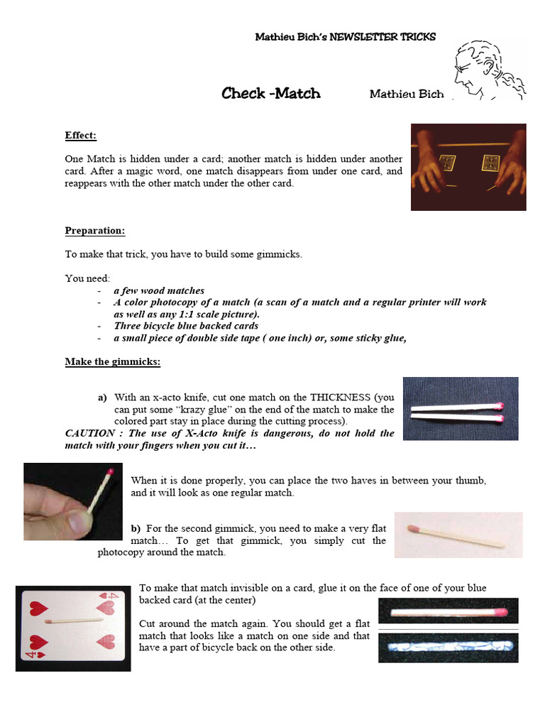 Mathieu Bich - Check-Match | PDF