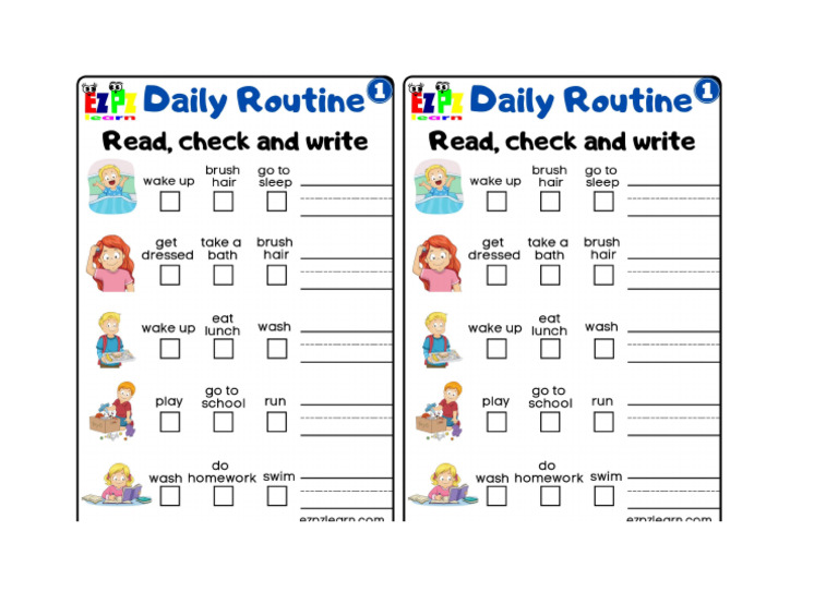 Daily Routines | PDF