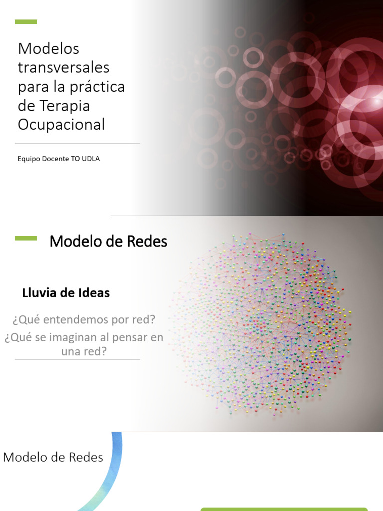 Clase 5 - Modelo de Redes | PDF | Red social | Apoyo social