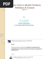 Beall's List of Predatory Journals | PDF | Academic Journal | Inquiry