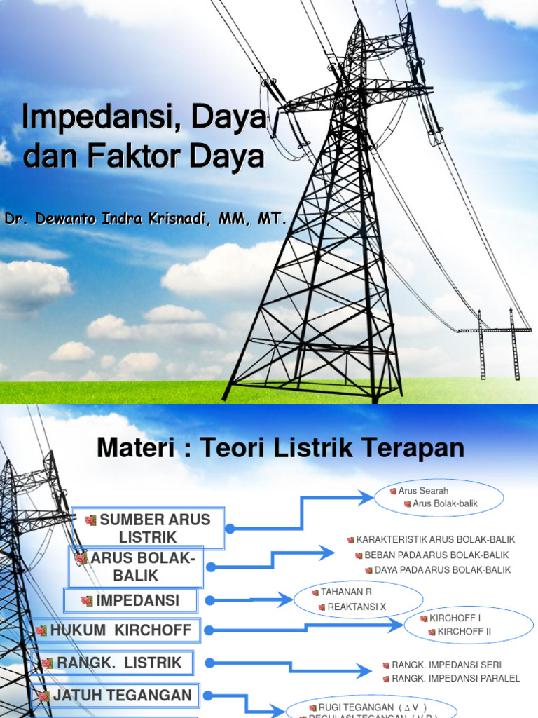 Impedansi dan Daya Arus Bolak-Balik | PDF | Sains & Matematika