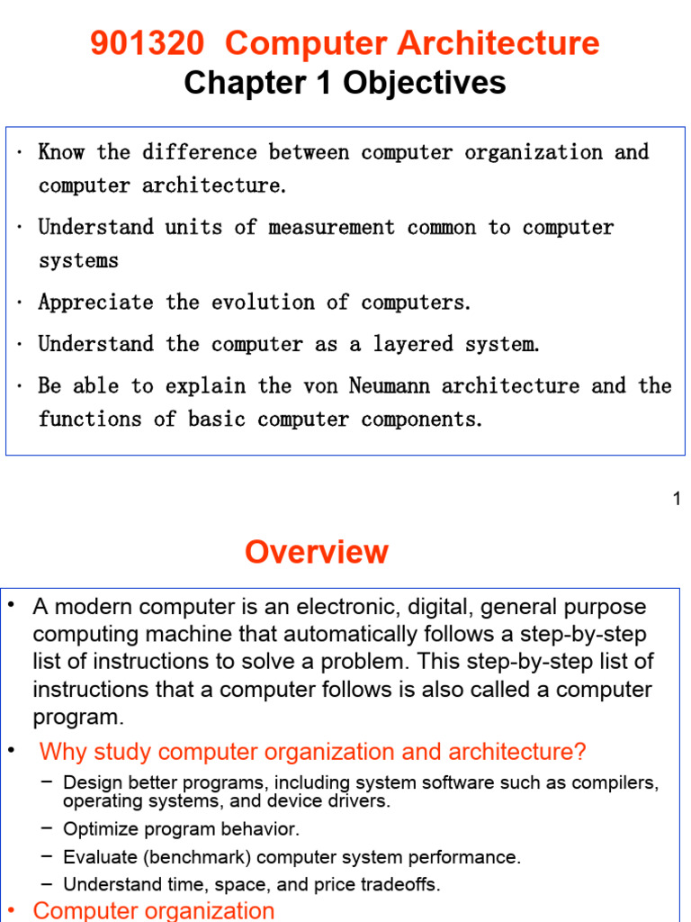 Chapter 1 | PDF | Computer Architecture | Integrated Circuit