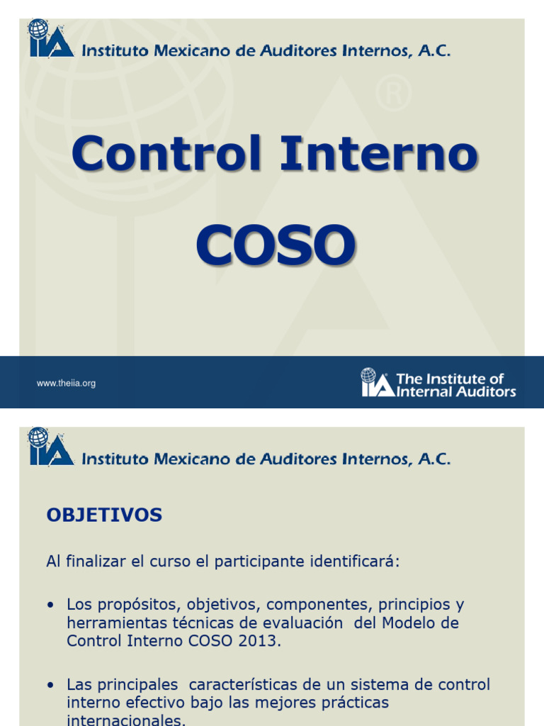 Modelo COSO OCT18 | PDF | Riesgo | Software