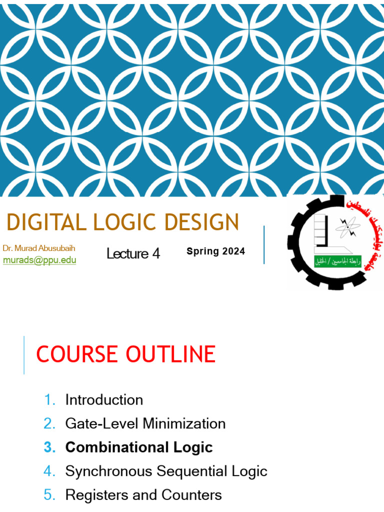 Lecture4 Abusubaih | PDF | Logic Gate | Boolean Algebra