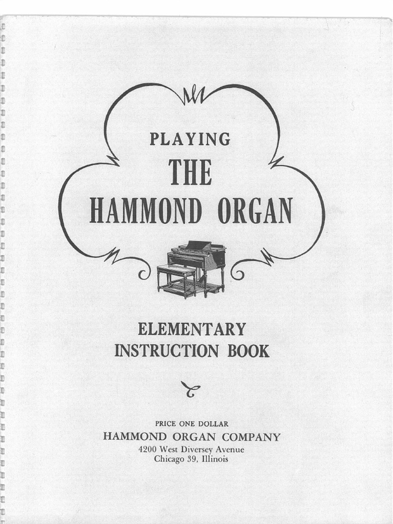 Hammond Organ Manual B3 | PDF