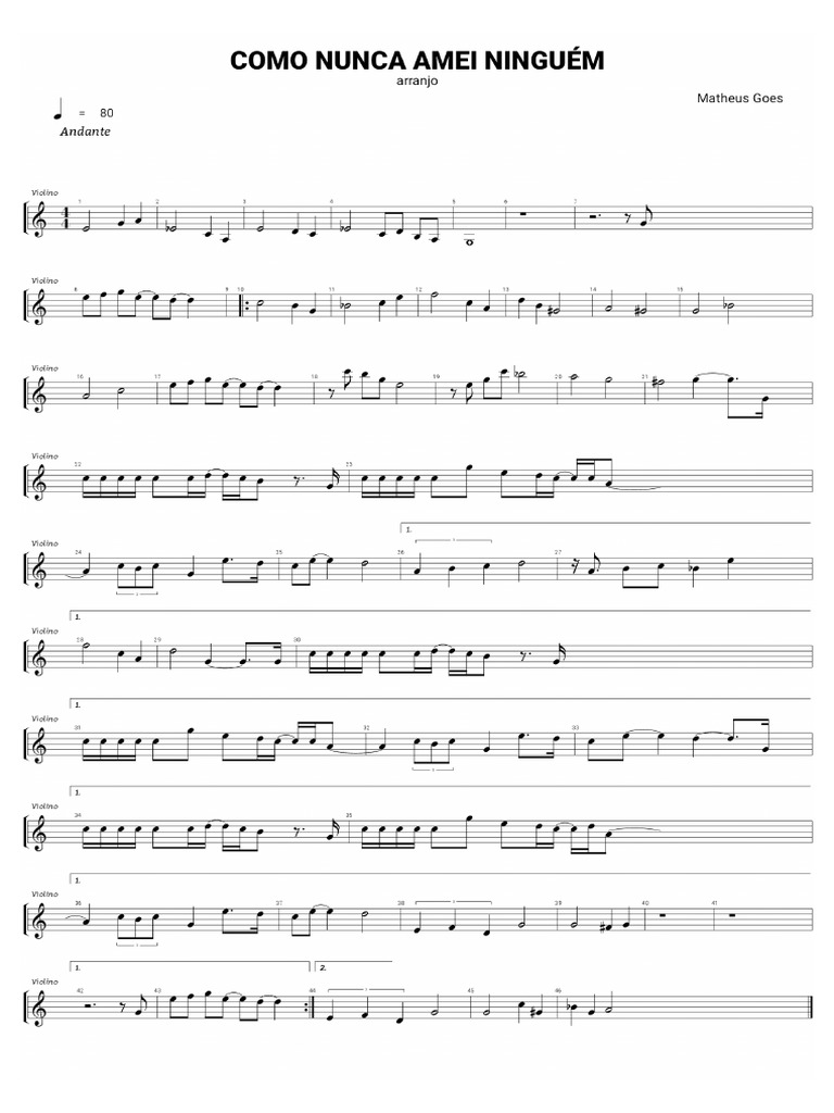 Como Nunca Amei Ninguem 20240326 004627 | PDF