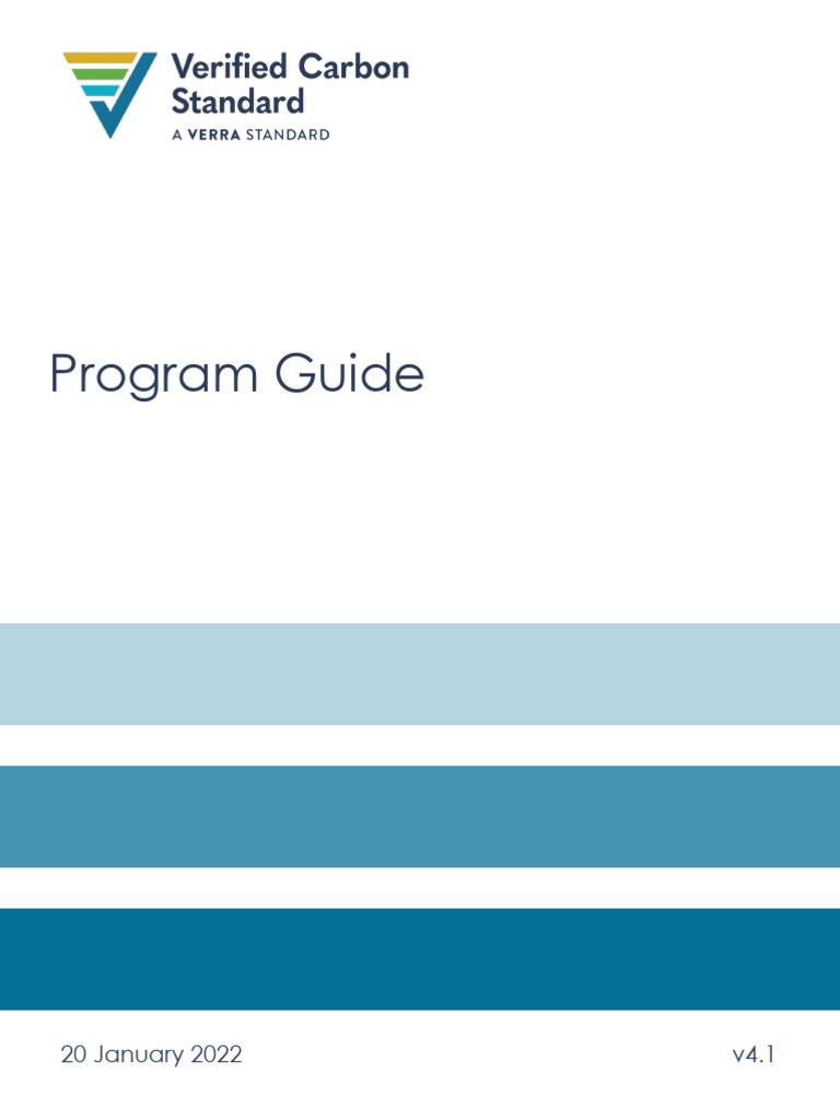 VCS-Program-Guide_v4.1 | PDF | Verification And Validation