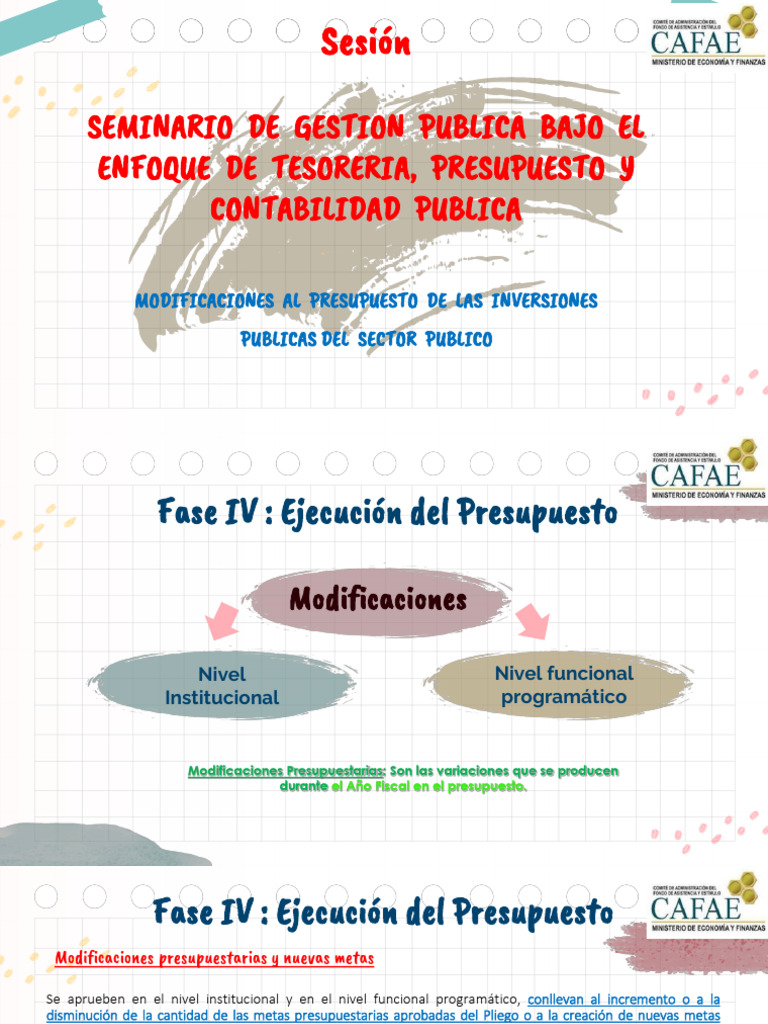 02 - Modificaciones en El Presupuesto de Las Inversiones Publicas | PDF ... 02 - Modificaciones en El Presupuesto de Las Inversiones Publicas | PDF ...