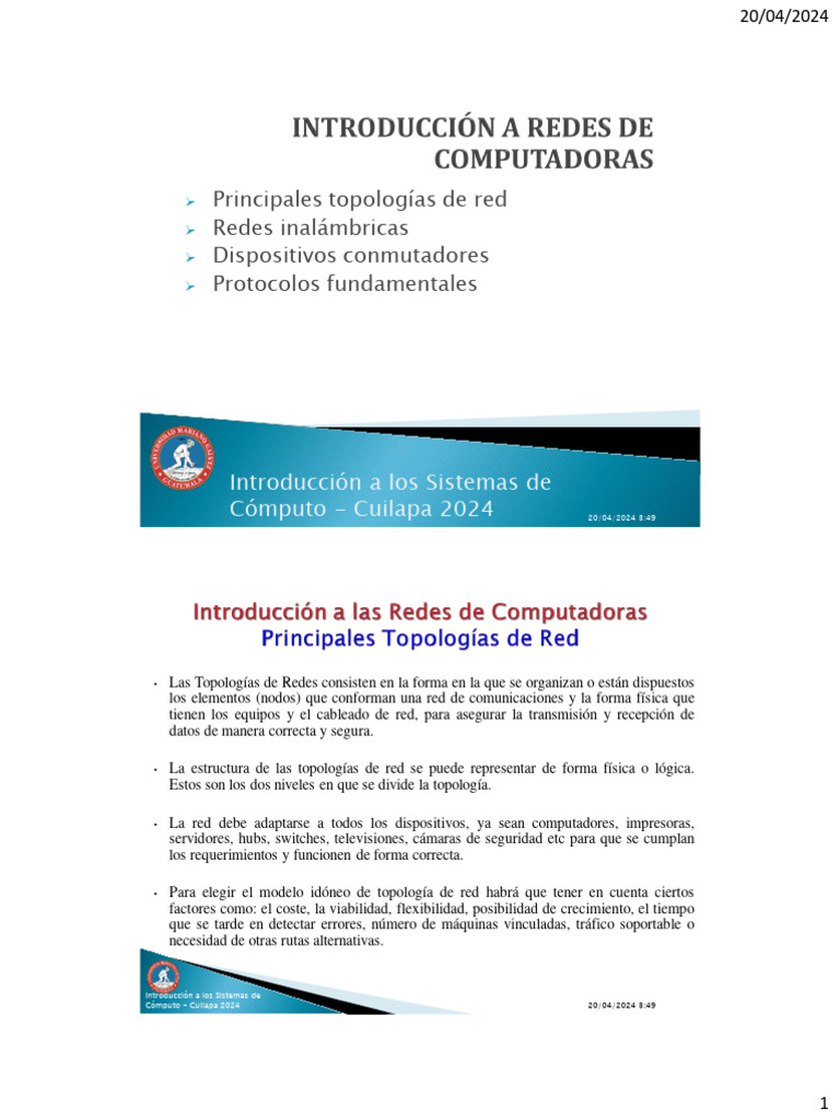 C11 - Introducción A Las Redes (Continuación) | Descargar gratis PDF ...