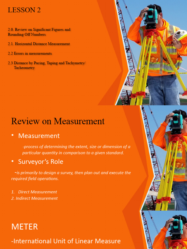 Lesson 2 - Fundamentals of Surveying | PDF | Significant Figures ...