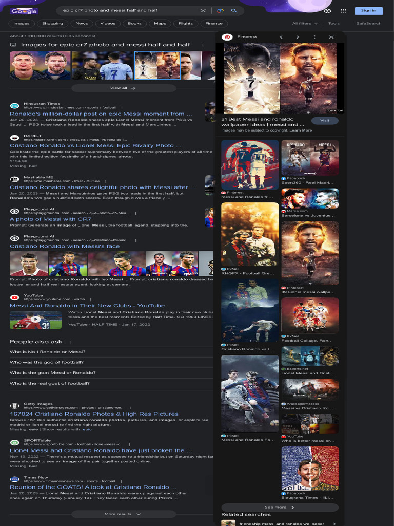 Epic cr7 Photo and Messi Half and Half - Google Search | PDF | Lionel Messi | Association Football