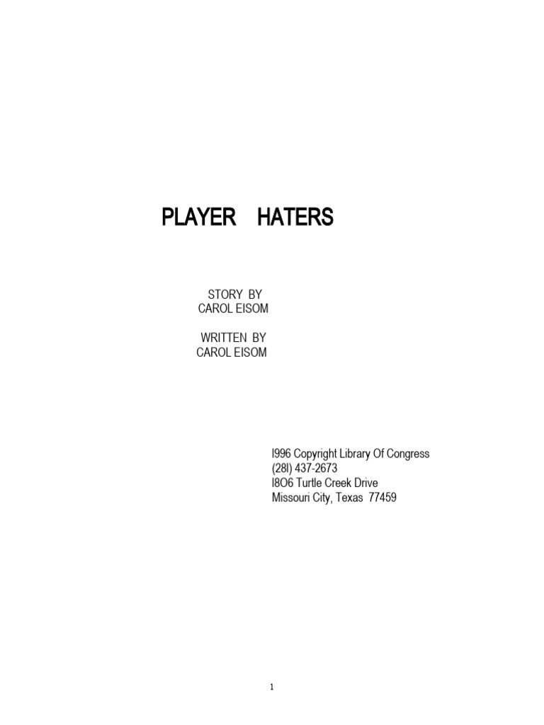 Player Haters | PDF | Prayer