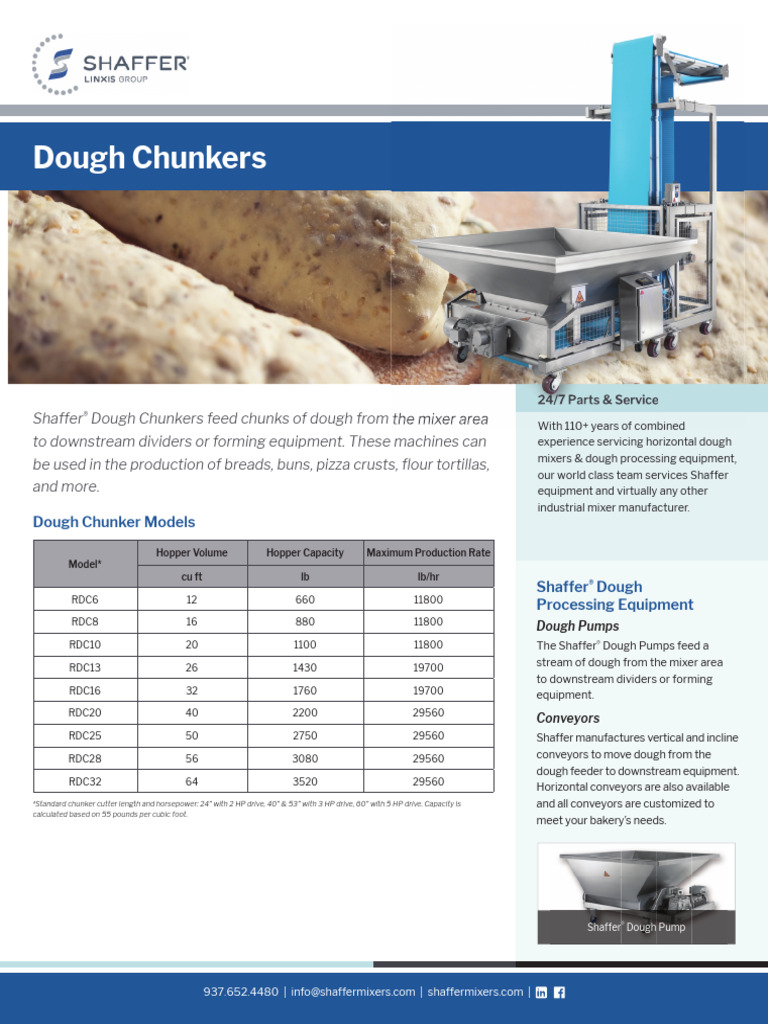 SM Dough Chunkers | PDF