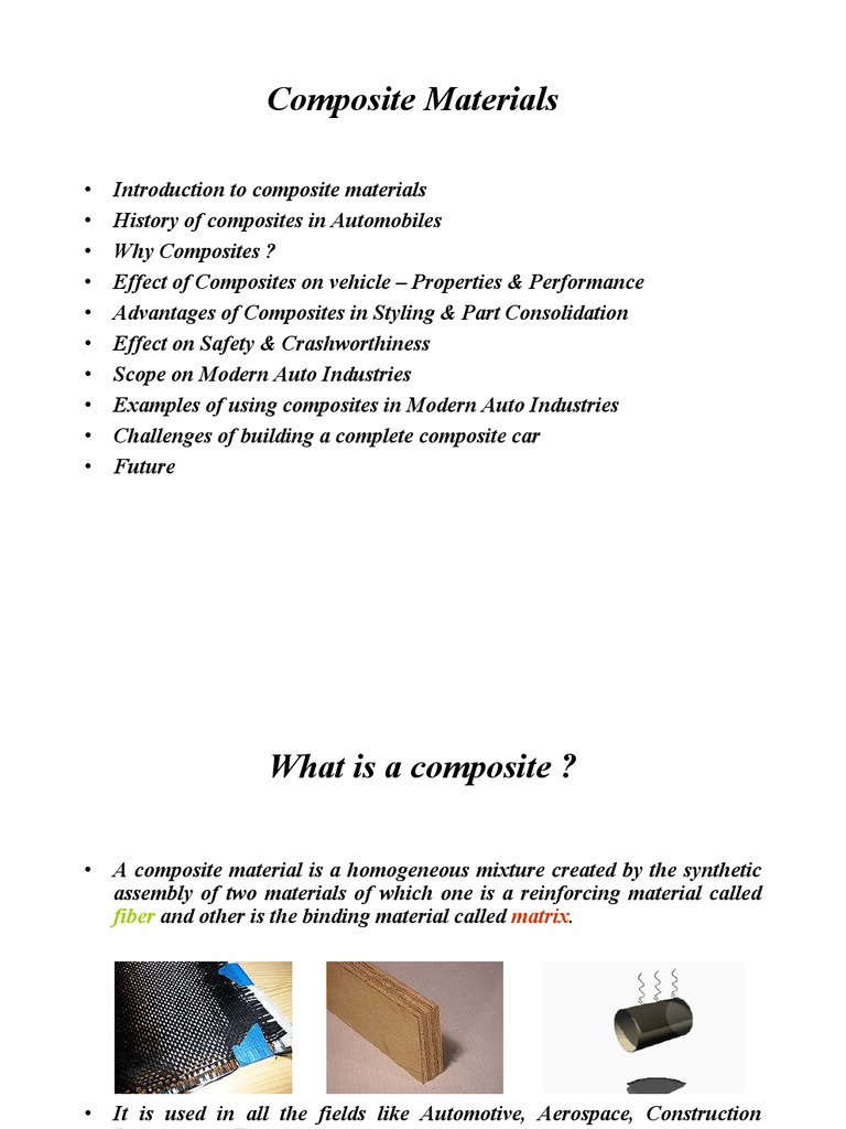 Composite Materials Examples
