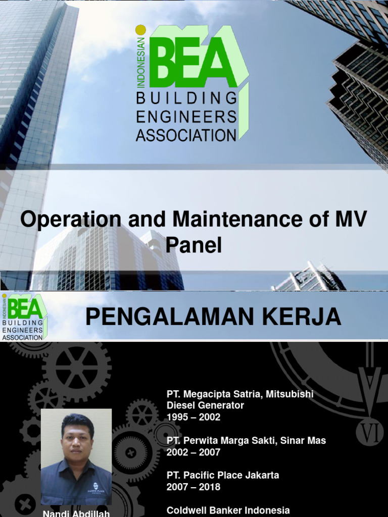 Operation and Maintenance of MV Panel | PDF | Electric Arc ...