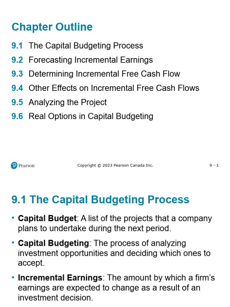 Lecture 2 Ch9 | PDF | Net Present Value | Expense