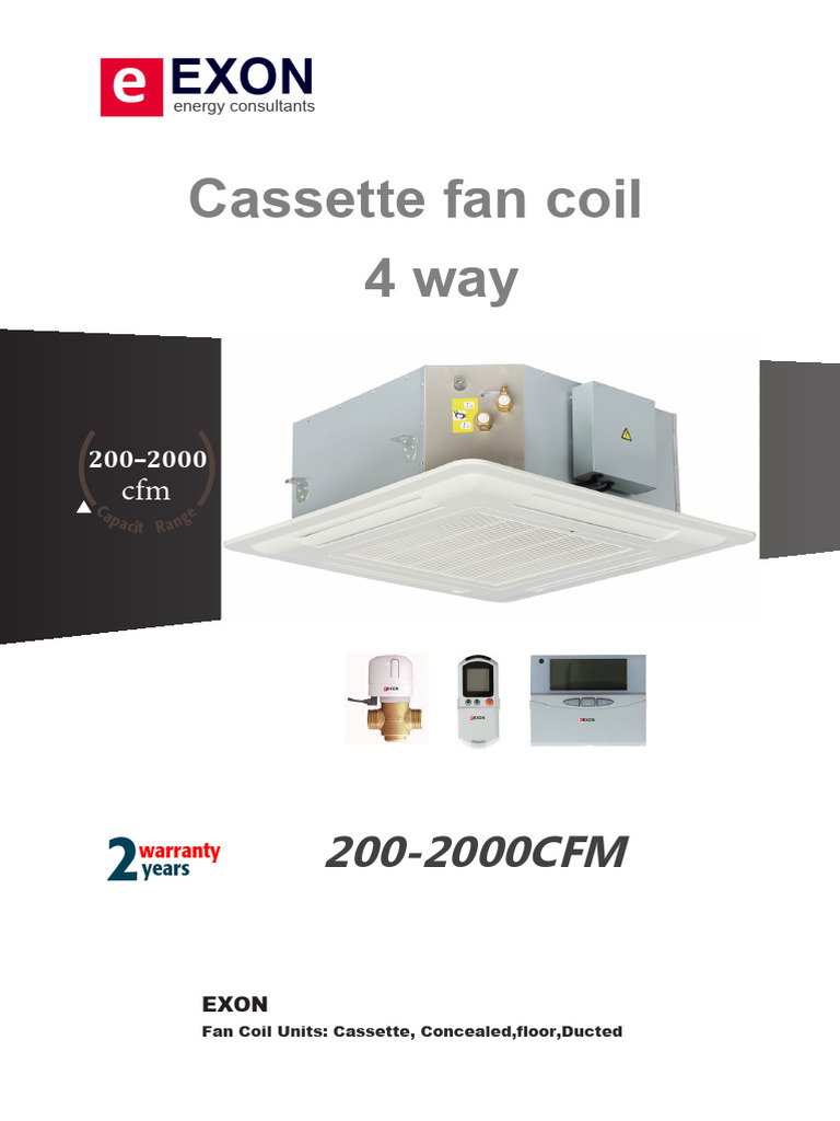 exon-4way-fan-coil-unit | PDF | Equipment | Mechanical Engineering