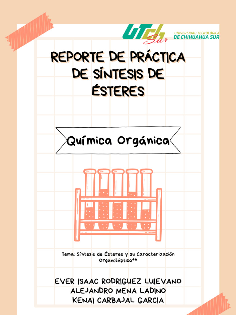Ejemplos de Síntesis de Ésteres | PDF | Ester | Ácido