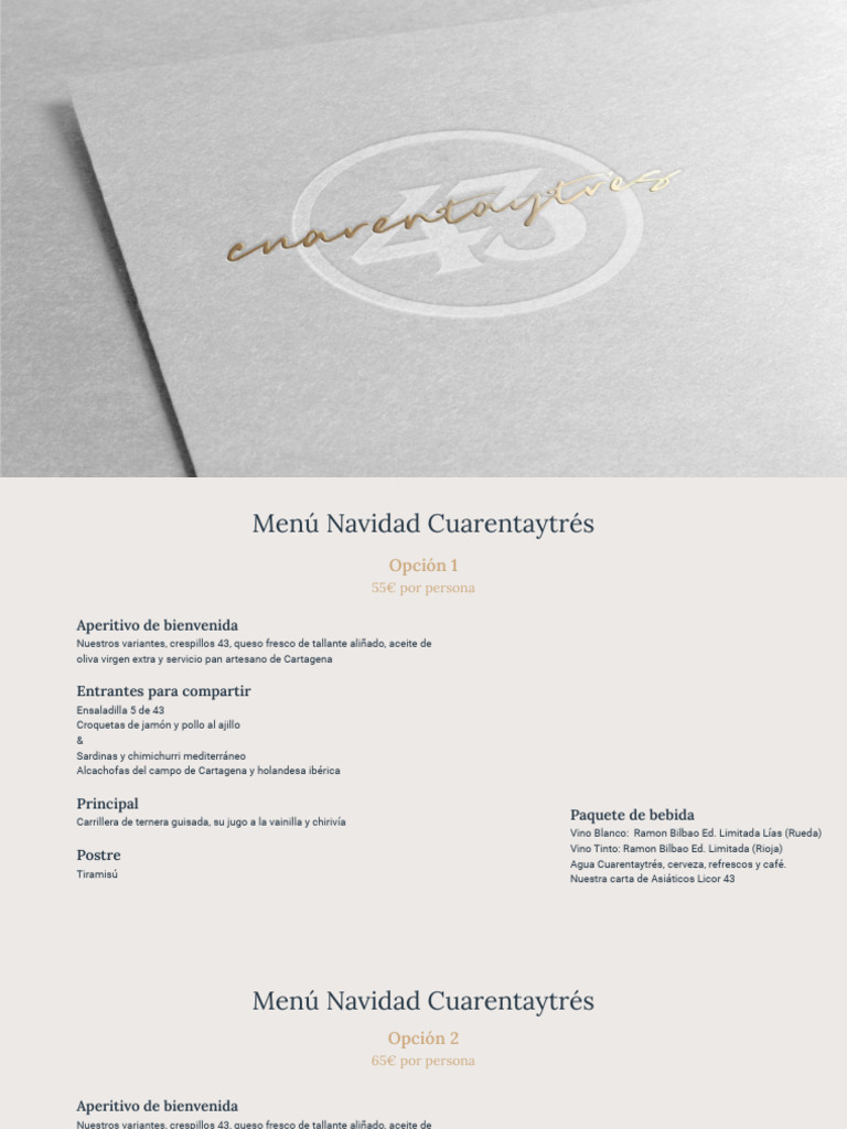 2 - Menú | PDF | Cocinando | Cocina occidental