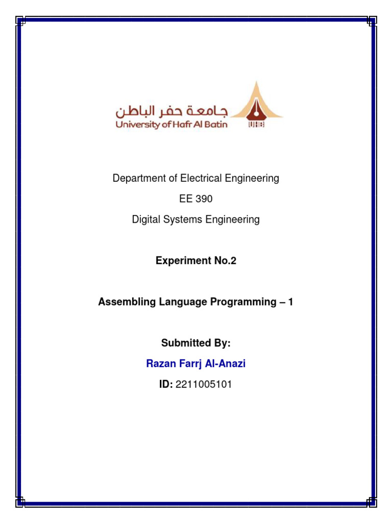 Digital System Engineering | PDF | Assembly Language | Source Code