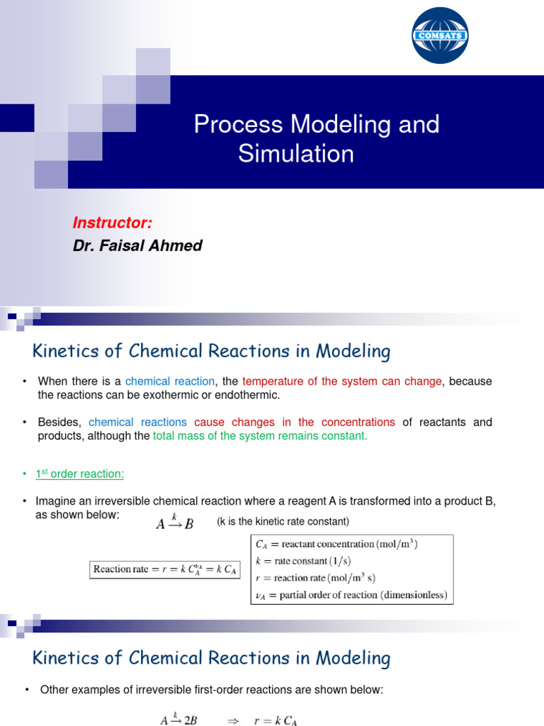 Lec 08 - Chemical Kinetics and Reactors - I | PDF | Chemical Reactor ...