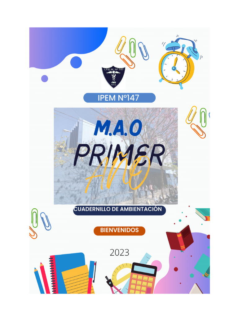 Ambientación CARATULA 2023 | PDF