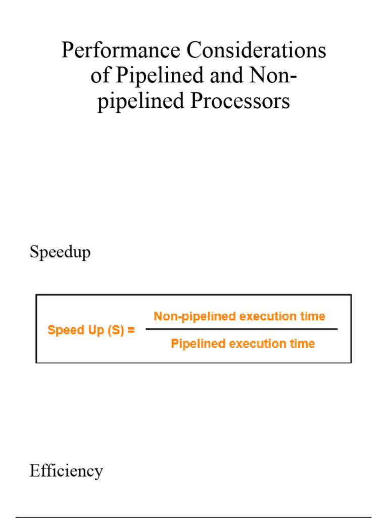 L17 Pipelined Vs Non Pipelined Pdf Central Processing Unit Office Equipment 