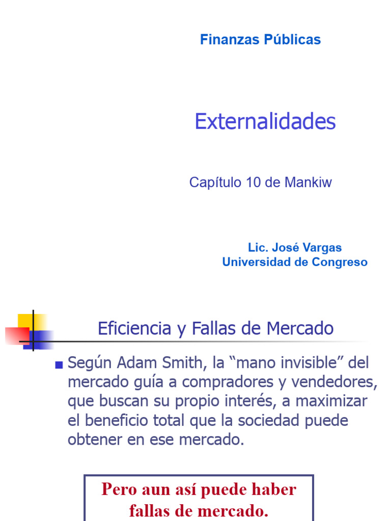 Externalidades | Descargar gratis PDF | Exterioridad | Mercado (economía)