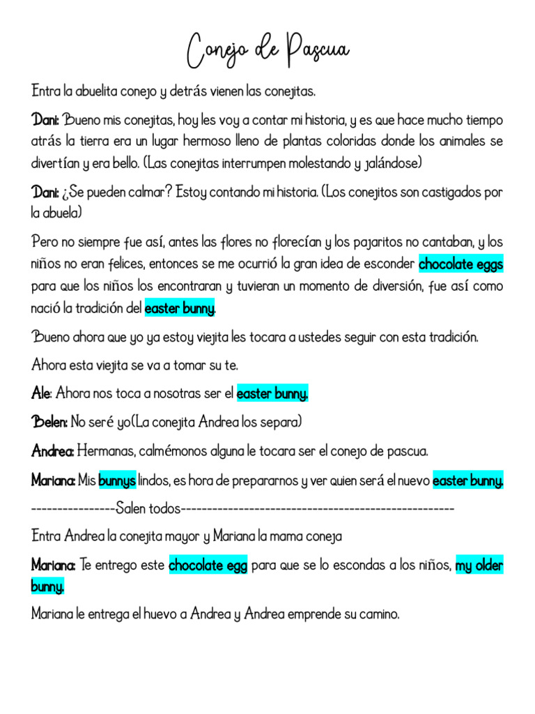 Conejo de Pascua | PDF