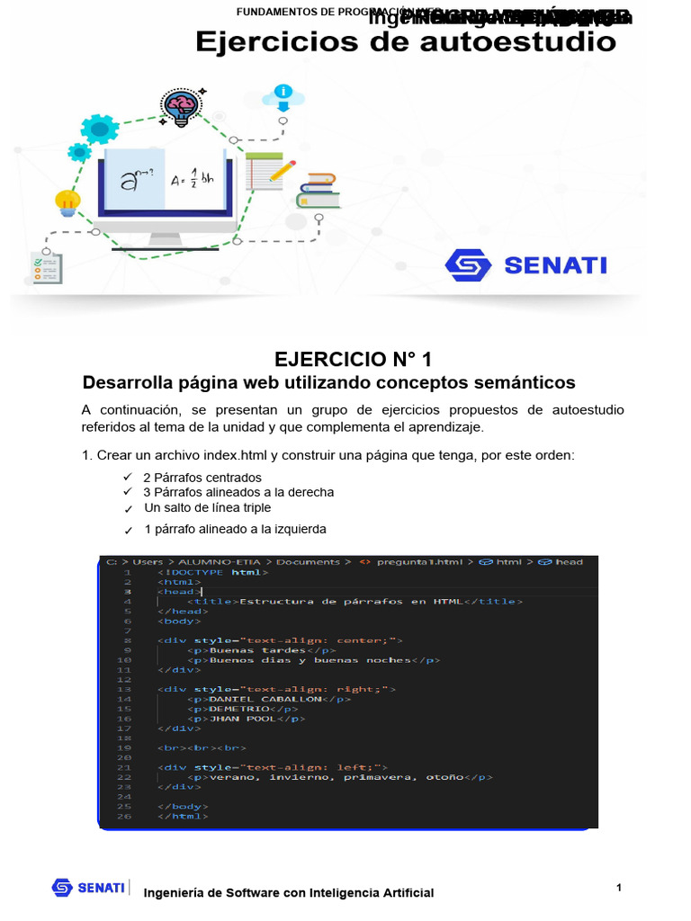 Tarea 1 | PDF | HTML | Informática