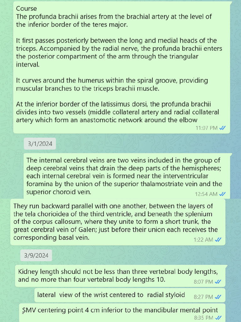 Notes From Hindi Qbank For Anatomy Pdf