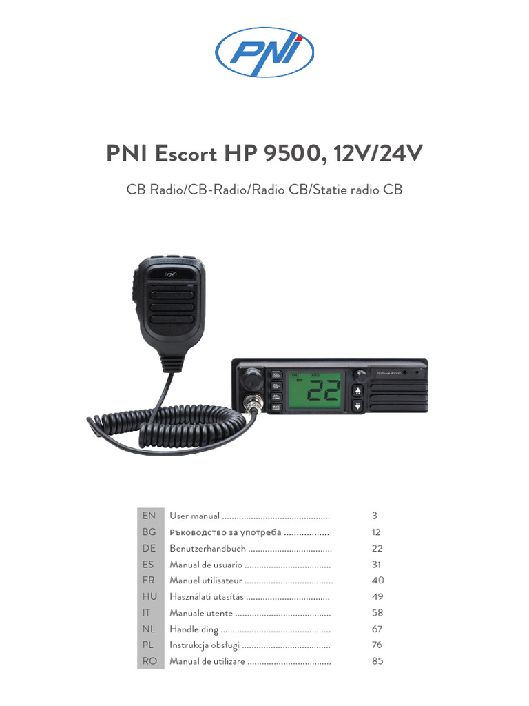 Pni HP9500 | PDF | Radio | Frequency Modulation